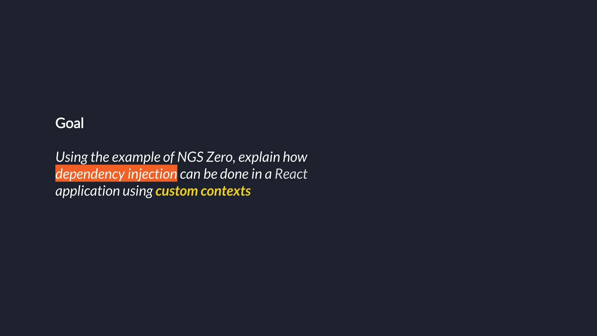 Dependency Injection in React | PPT