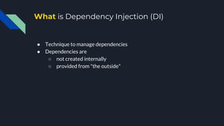 Dependency Injection in React | PPT