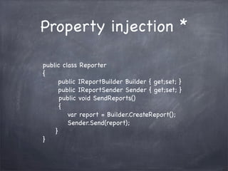 IoC & Dependency Injection | PDF | Programming Languages | Computing