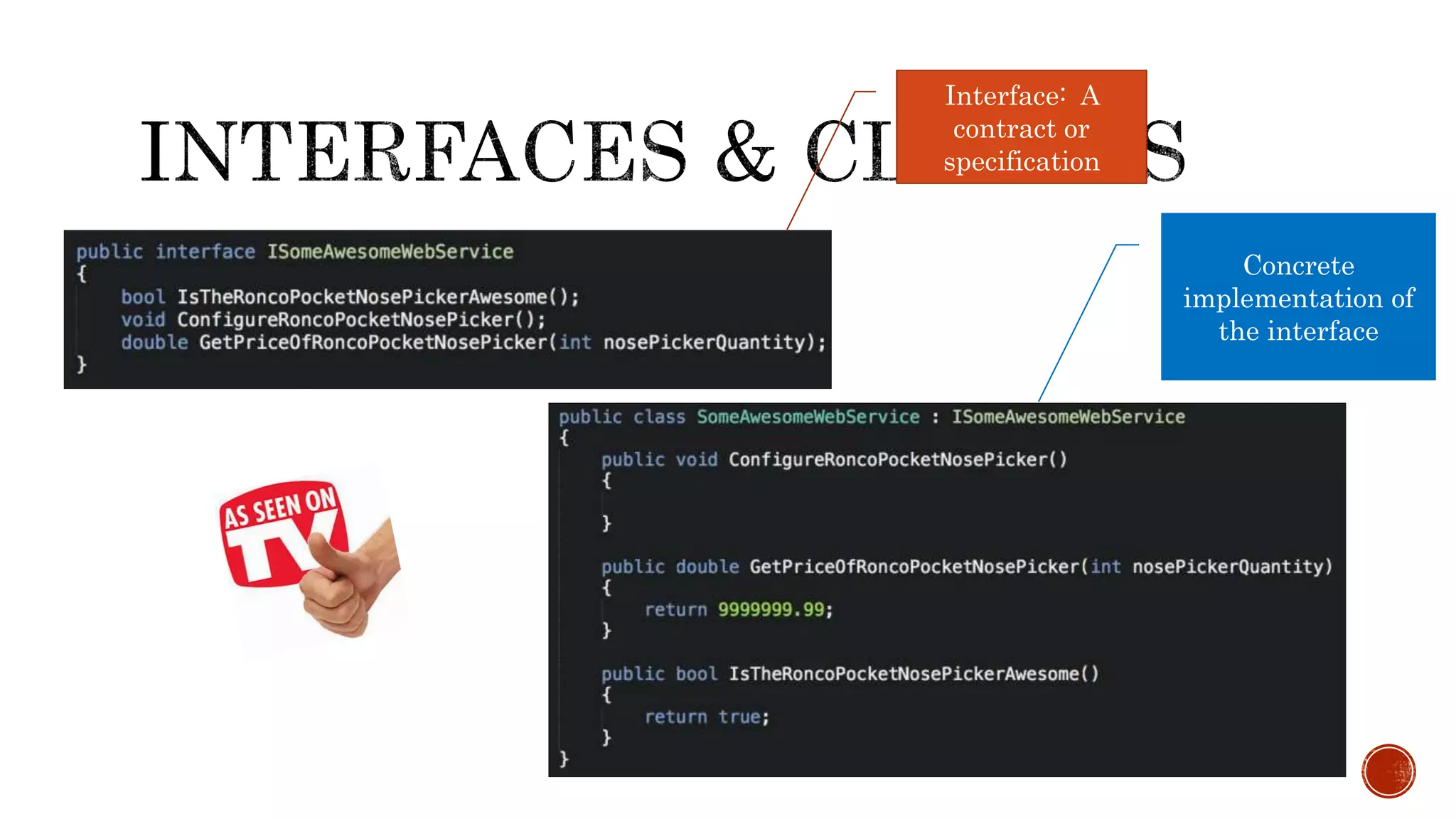 Dependency Injection Lightning Talk | PPTX | Programming Languages | Computing