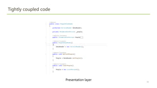 Dependency injection presentation | PPTX