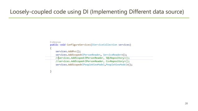 Dependency Injection Presentation Ppt