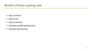 Dependency injection presentation | PPTX