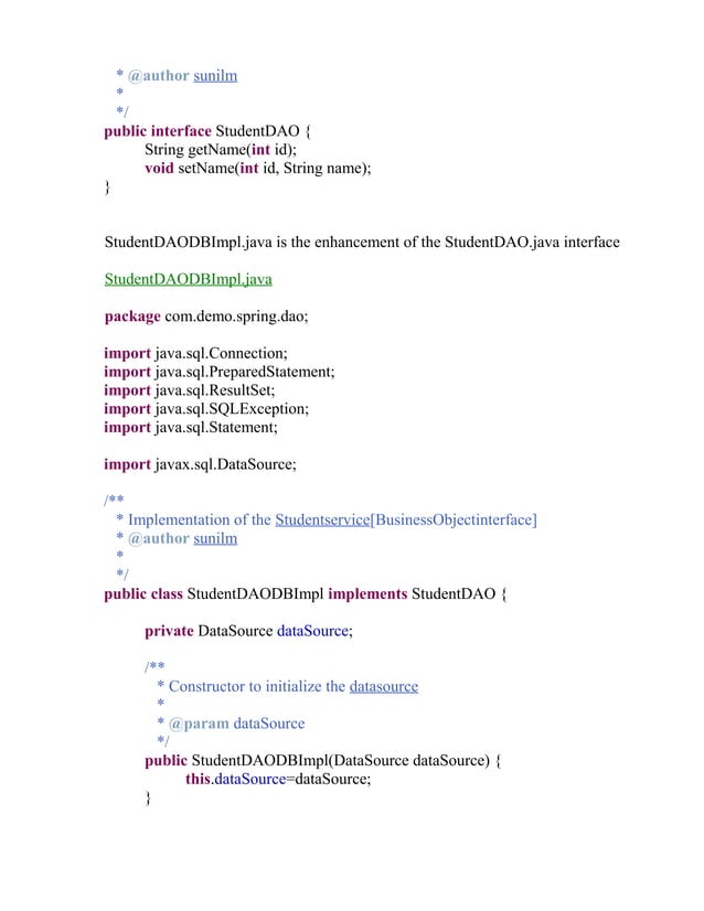 Types Of Dependency Injection In Spring Odt Programming Languages Computing