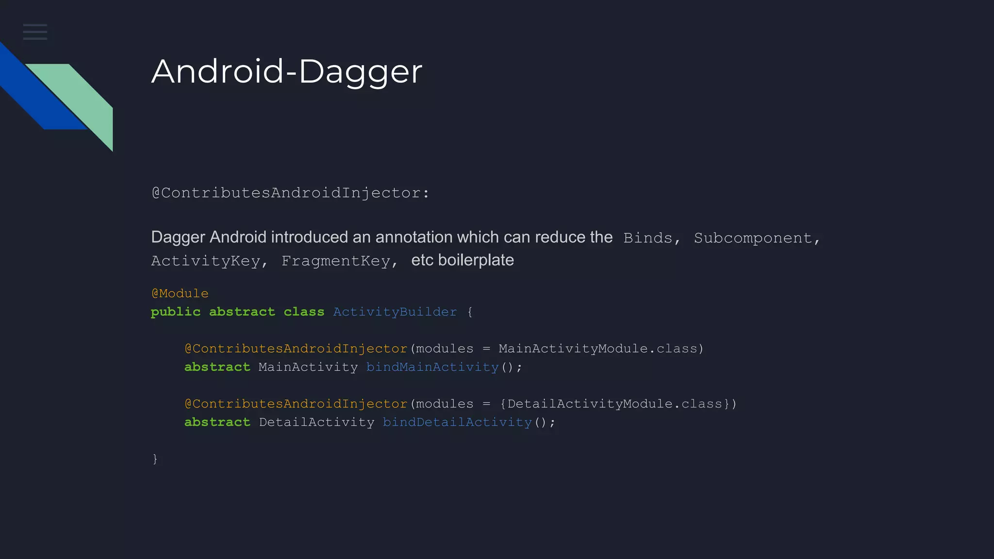 Dependency injection using dagger2 | PPT Dependency injection using dagger2 | PPT