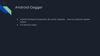 Dependency injection using dagger2 | PPT