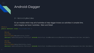 Dependency injection using dagger2 | PPT