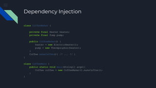 Dependency injection using dagger2 | PPT