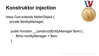 Dependency injection v Nette 2.1 prakticky | PPT