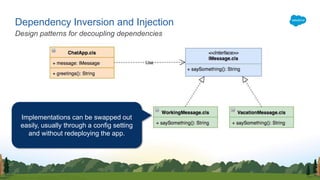 Dependency Injection with the Force DI Framework | PPTX | Web Development | Internet