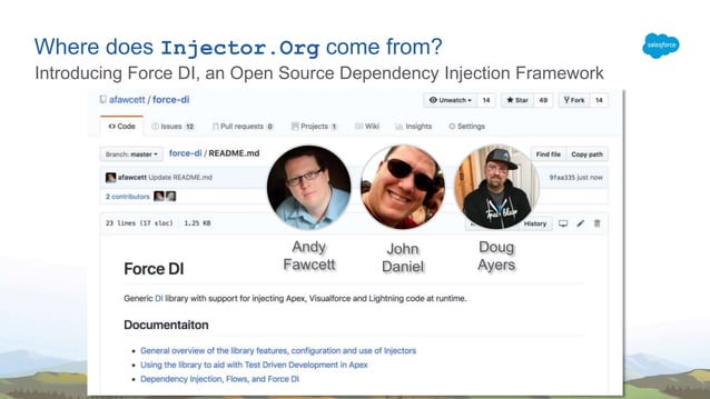 Dependency Injection with the Force DI Framework | PPT