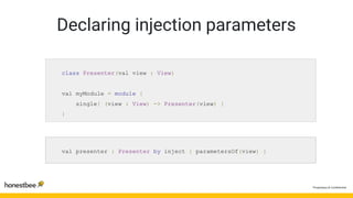 Dependency injection with koin | PPT