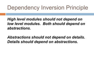 Dependency Inversion Principle | PPTX