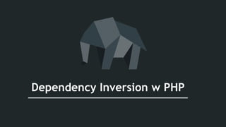 Dependency inversion w php | PPT
