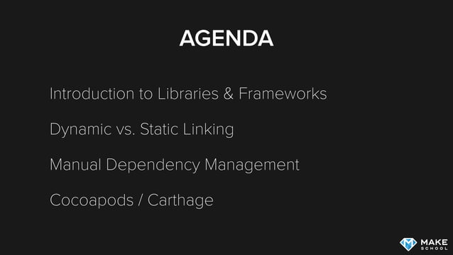 Dependency Management on iOS | PPT