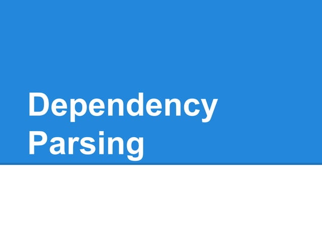 Dependency parsing | PDF | Programming Languages | Computing