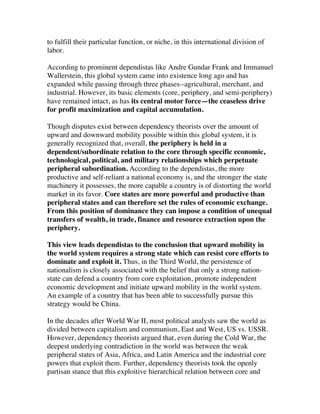 Dependency Theory: A Critical Review | PDF