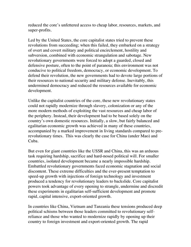 Dependency Theory: A Critical Review | PDF