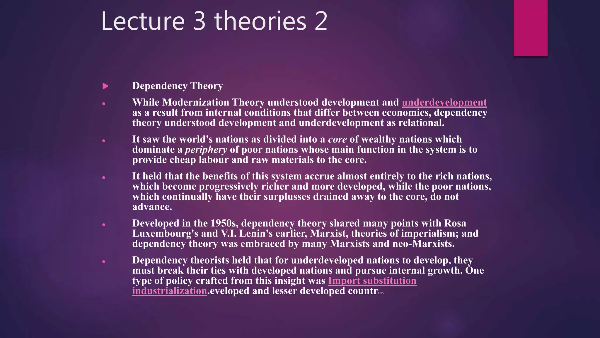 Dependency theory | PPTX