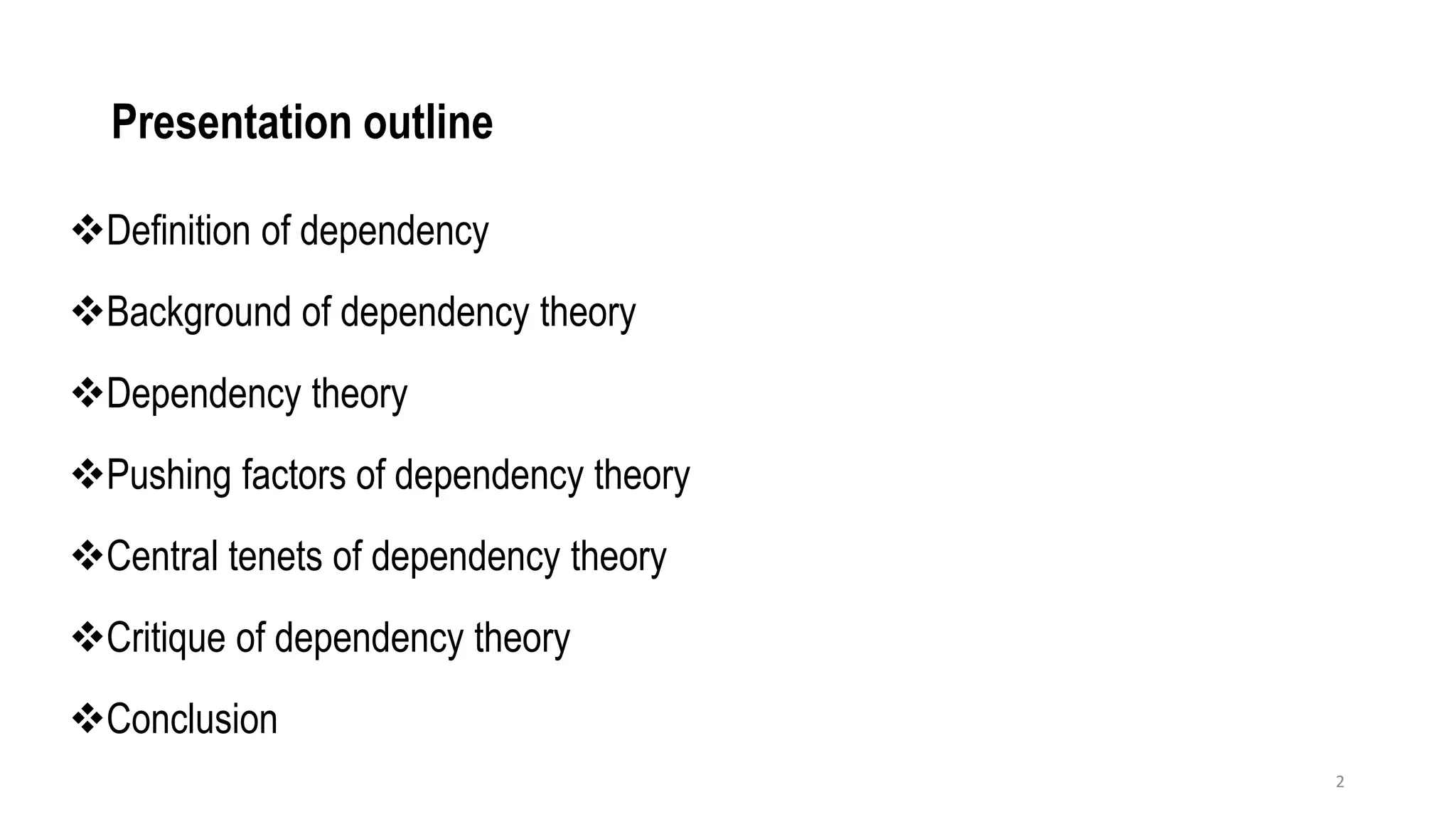 Dependency Theory.pdf | Economy | Business and Finance