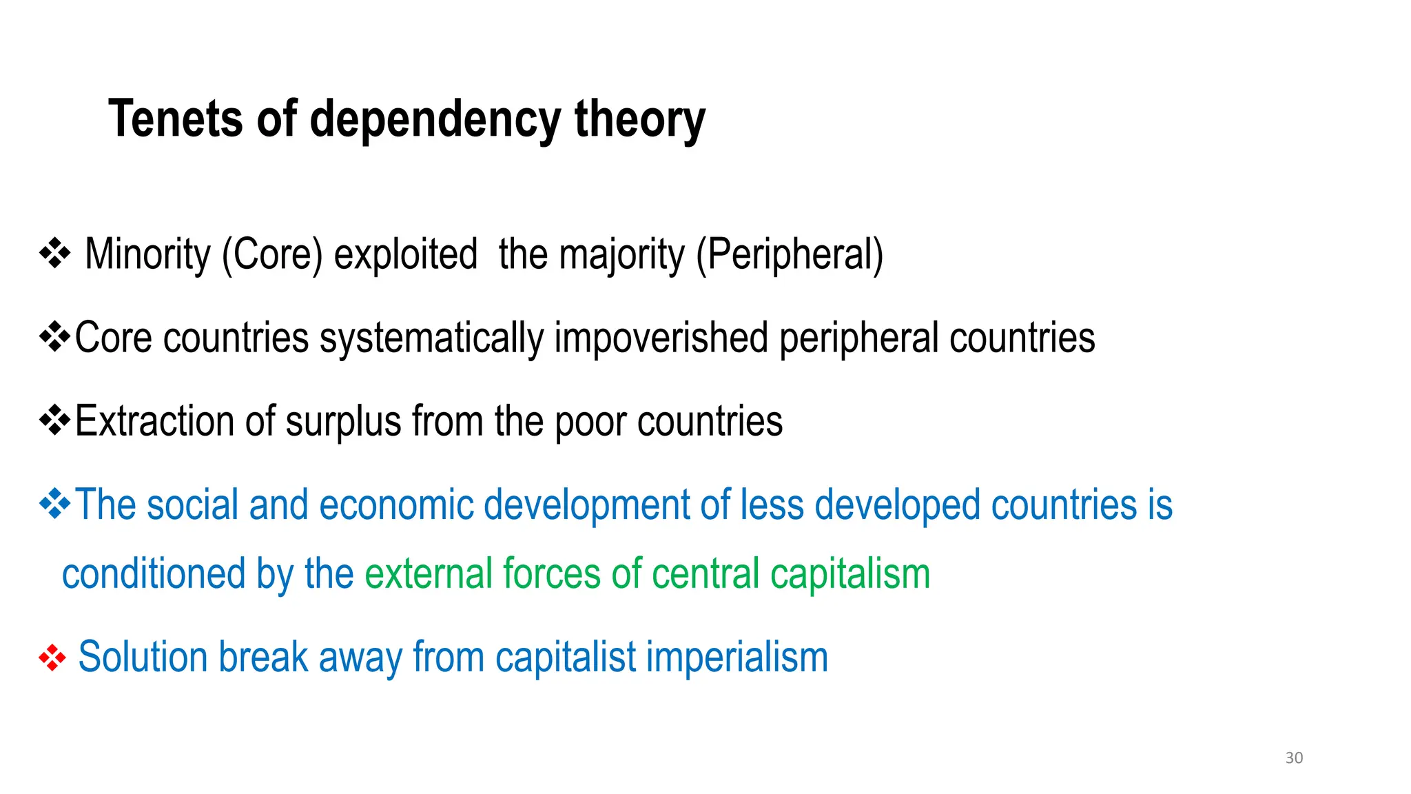 Dependency Theory.pdf | Economy | Business and Finance