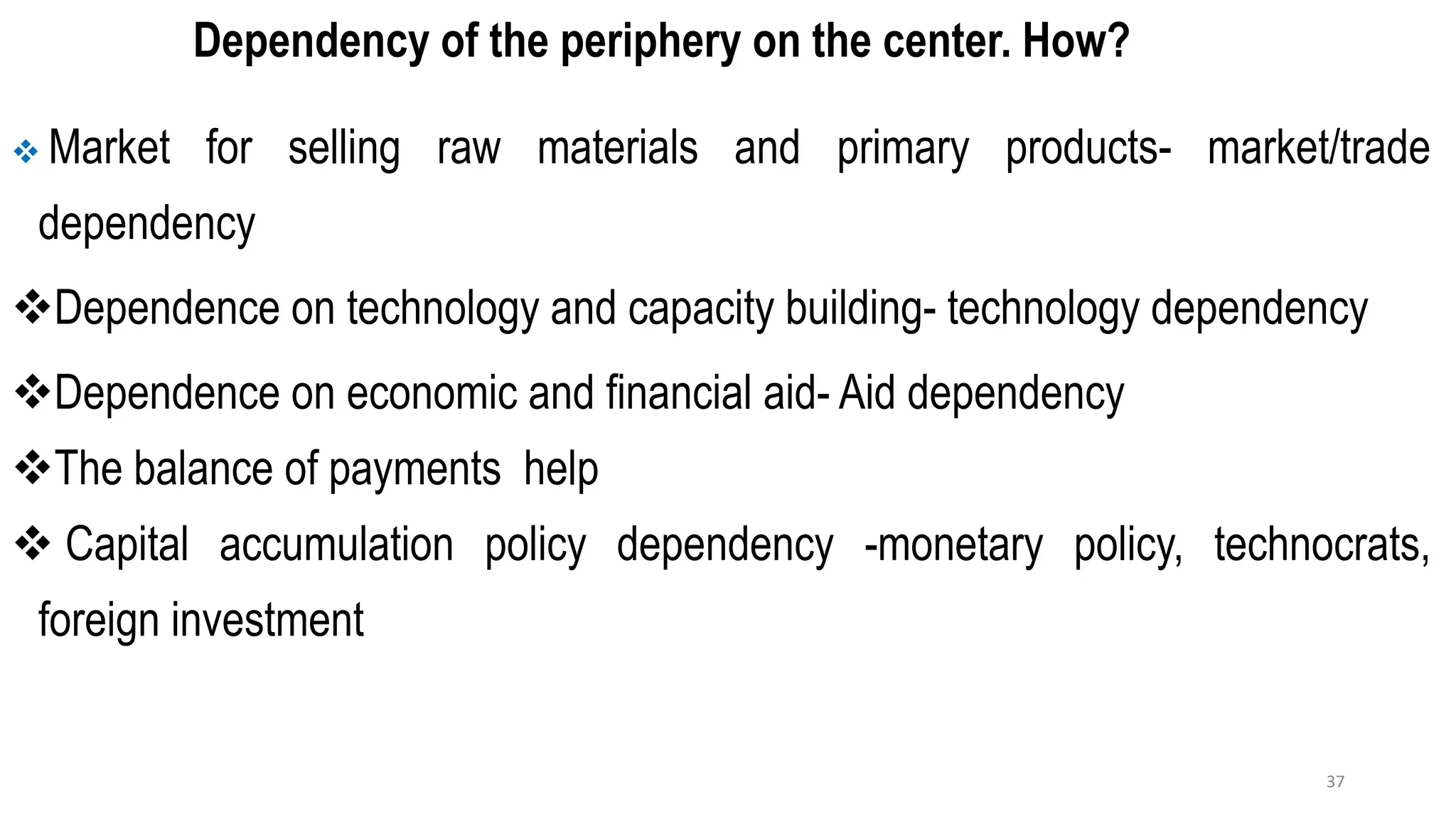 Dependency Theory.pdf | Economy | Business and Finance