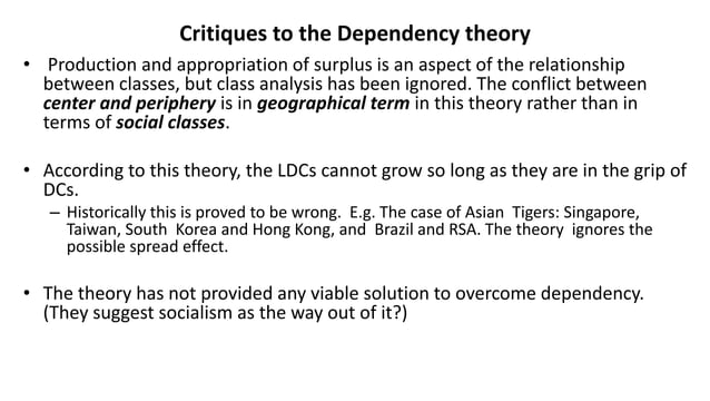 DEPENDENCY THEORY OF DEVELOPMENT.ppt