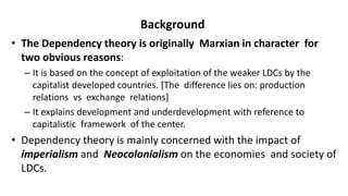 DEPENDENCY THEORY OF DEVELOPMENT.ppt
