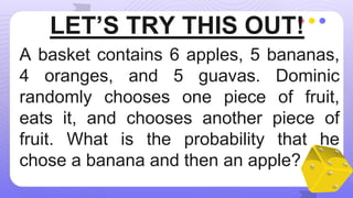 Probability of Dependent Events - Grade 10 | PPTX