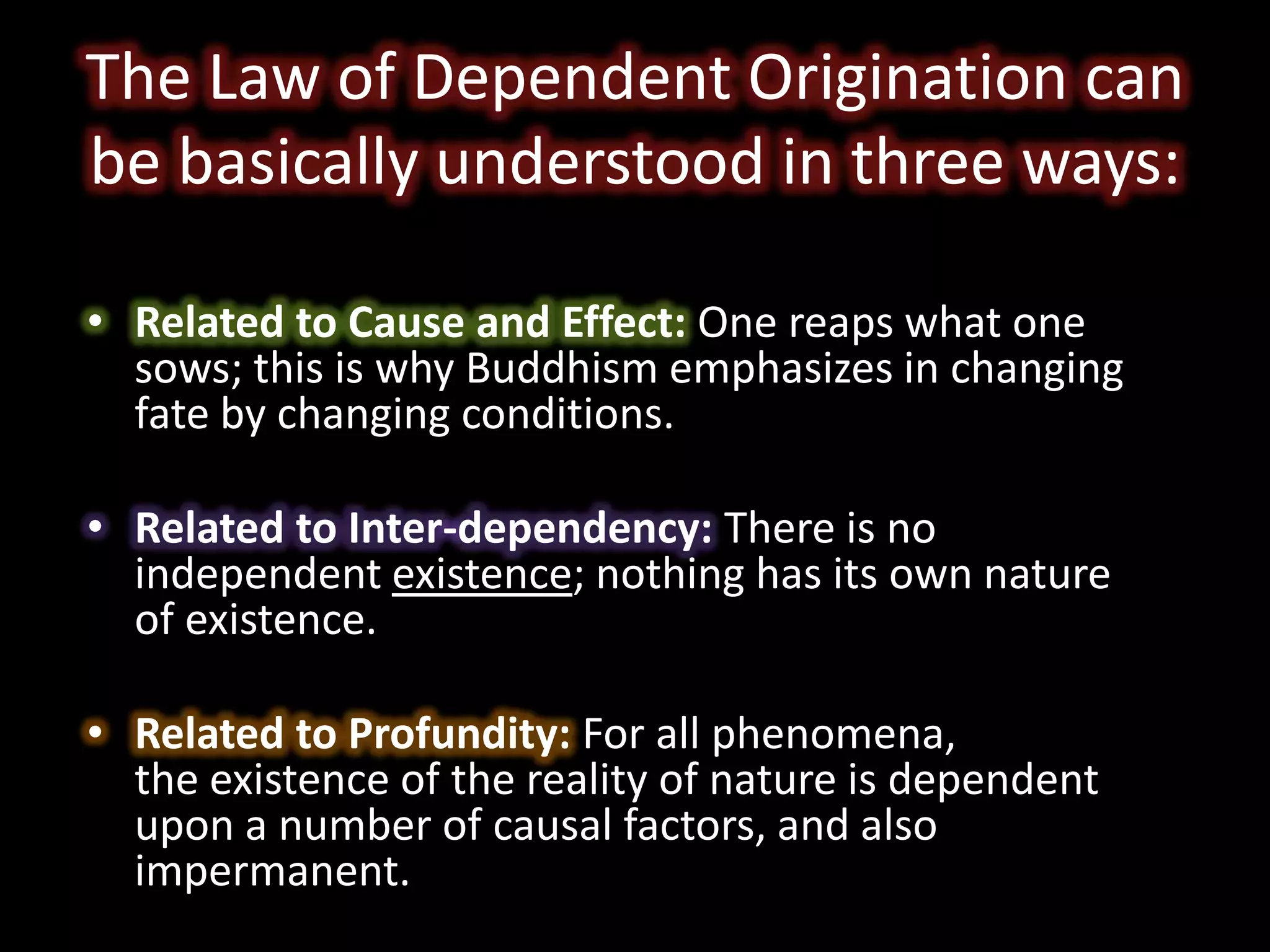 Dependent origination | PPTX