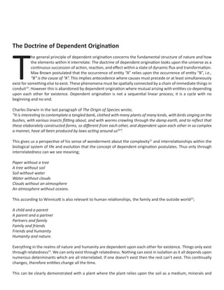 Dependent origination as a natural governing law | PDF