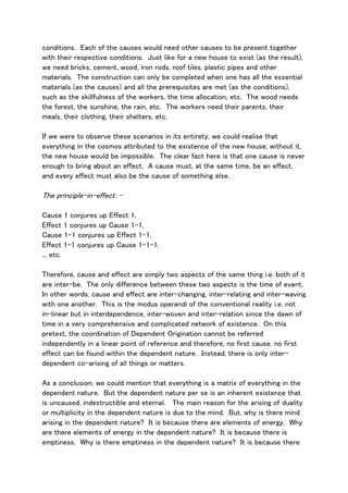 Dependent Origination (Right Way) | PDF