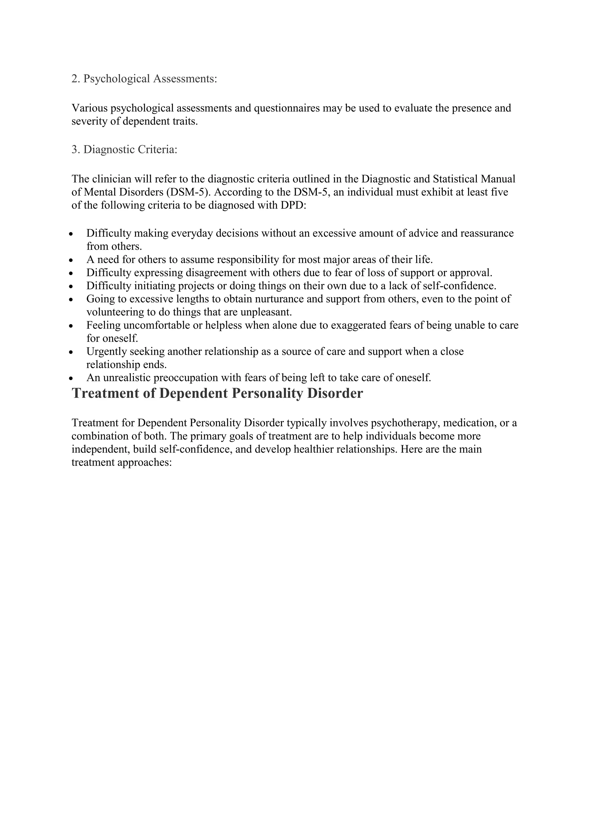 Dependent Personality Disorder: Meaning, Symptoms, and Treatment | The ...