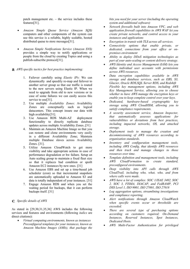 Fault Tolerance in AWS Distributed Cloud Computing | PDF