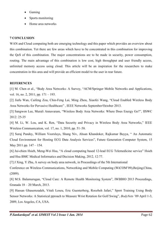 Depiction of Body area network in Cloud Environment | PDF