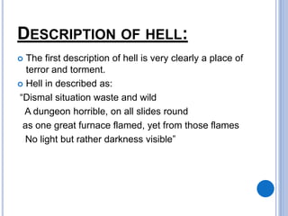 Depiction of hell and heaven | PPT
