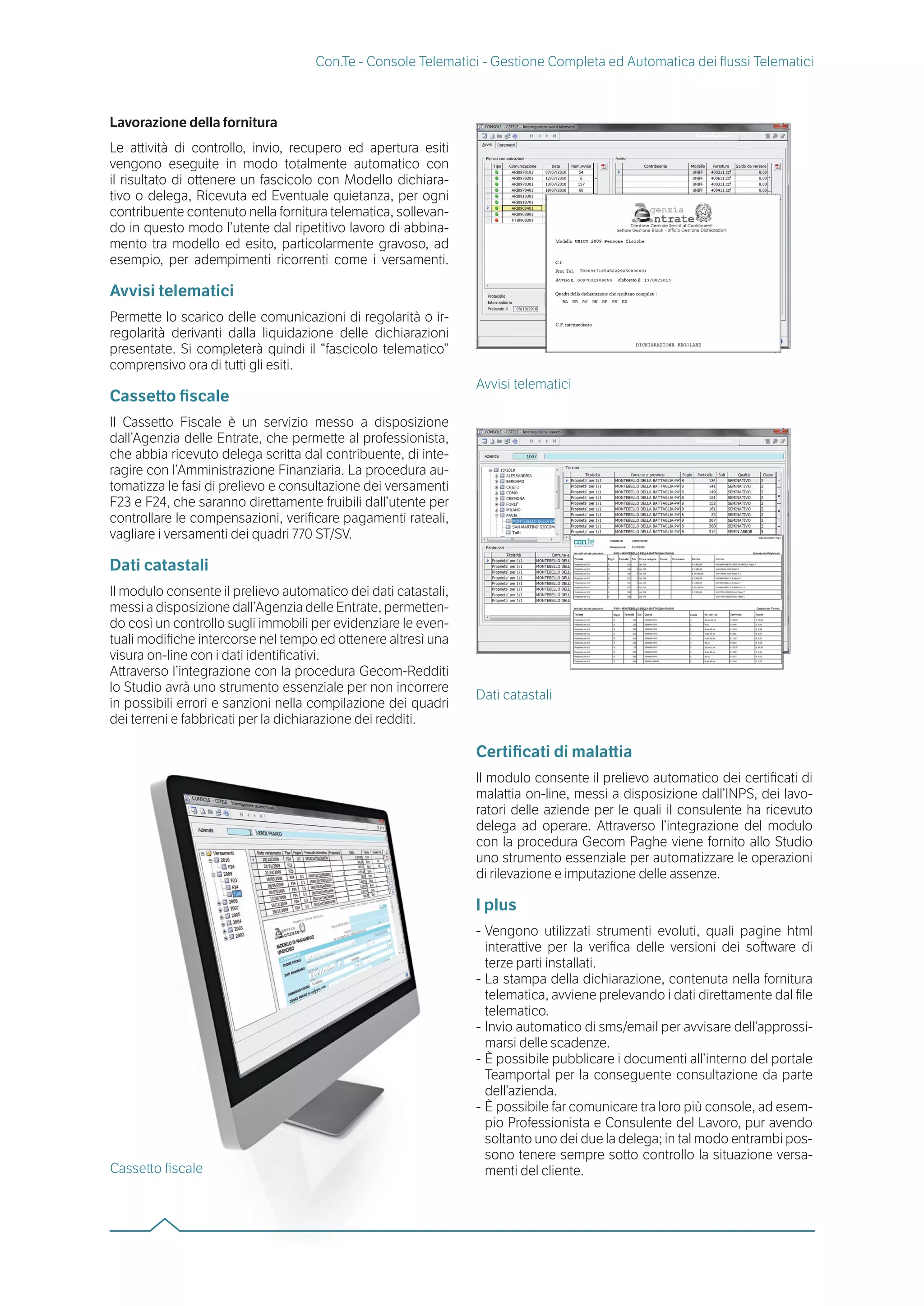 Depliant Console Telematici TeamSystem | PDF