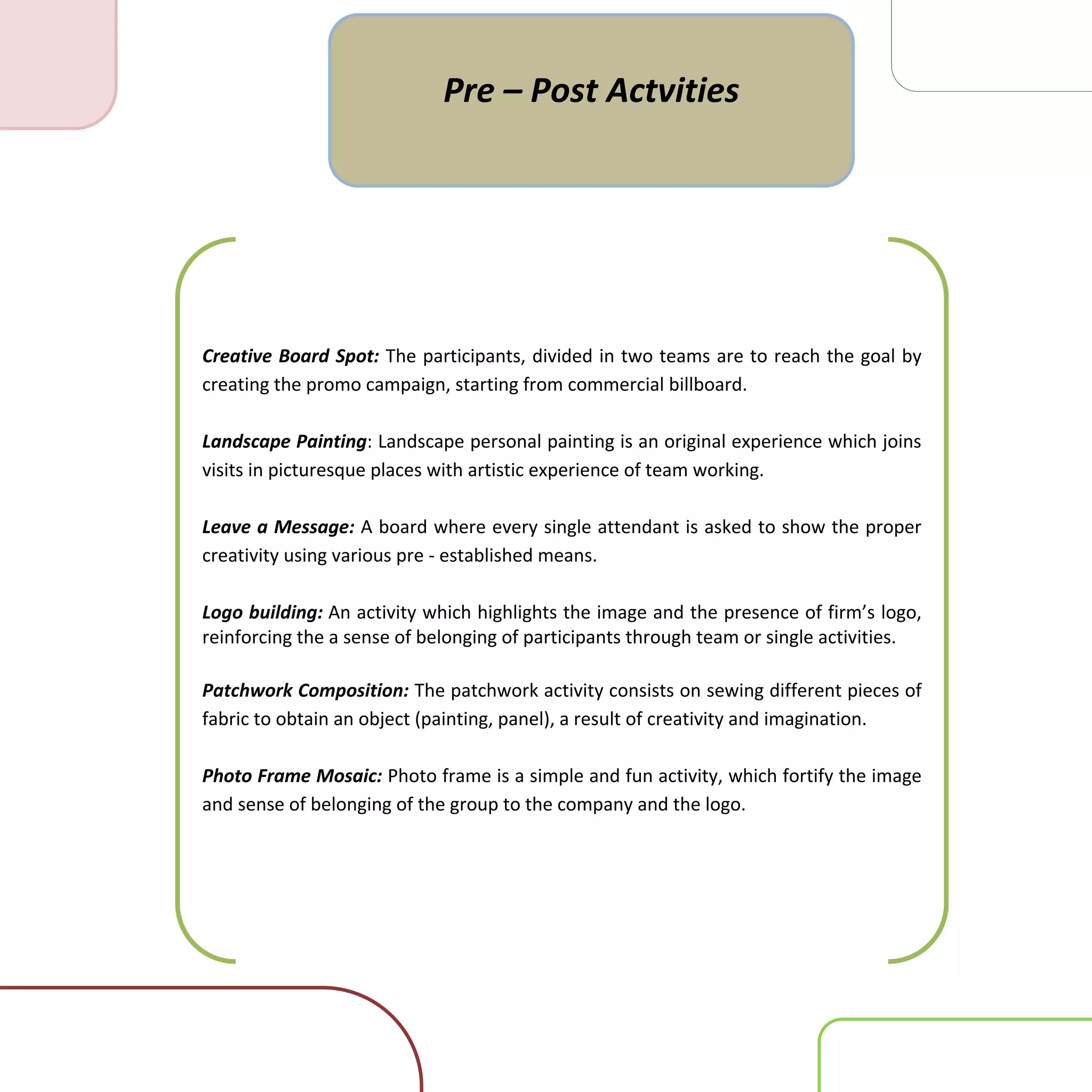 Diapo dmc travel - our proposals - | PDF