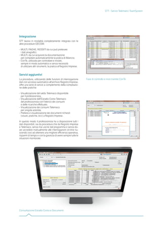 Depliant Stt Servizi Telematici TeamSystem | PDF | Computing | Technology & Computing