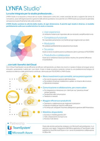 Depliant TeamSystem_Lynfa_Studio_Cloud | PDF