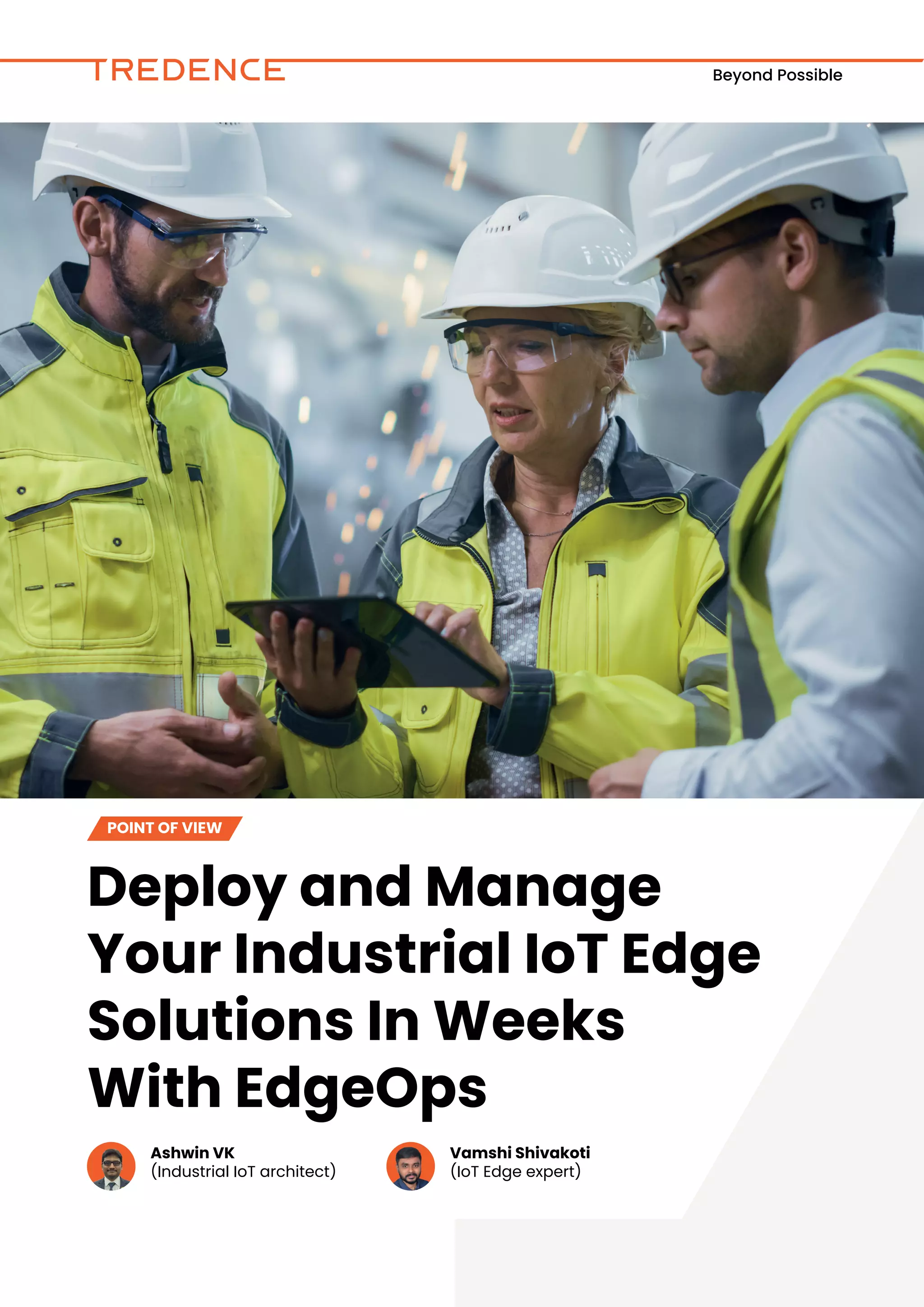 Deploy and Manage Your Industrial IoT Edge Solutions In Weeks With EdgeOps | PDF | Cloud ...