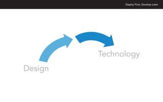 Deploy First, Develop Later | PPT