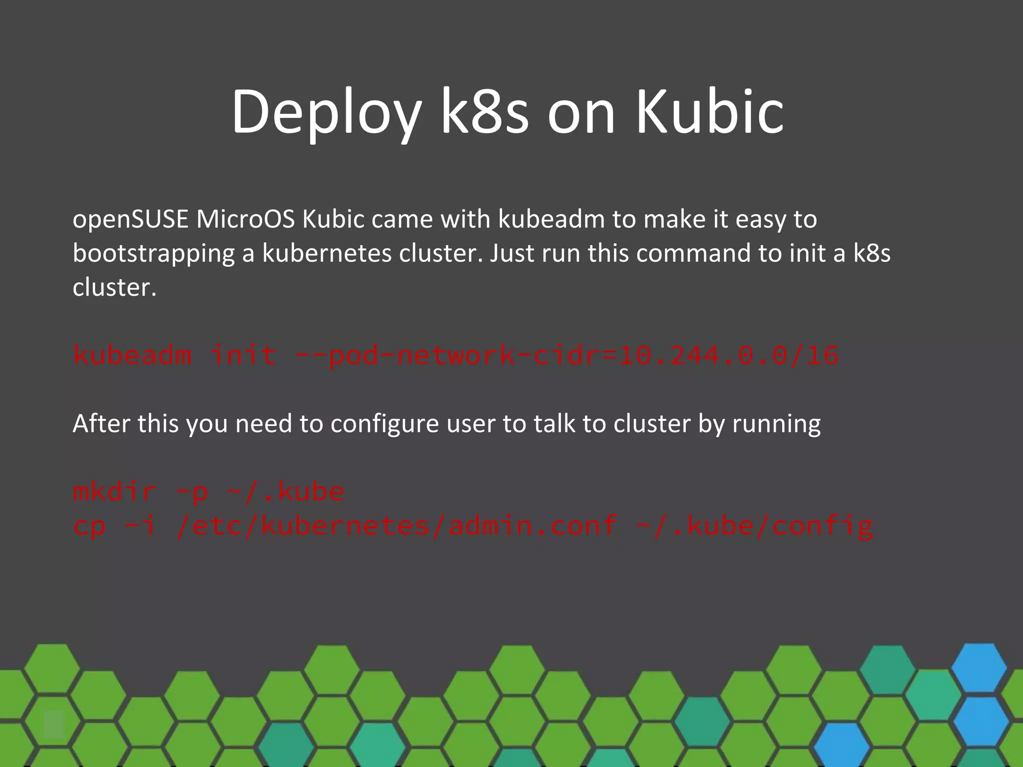Deploy Prometheus - Grafana and EFK stack on Kubic k8s Clusters | PDF