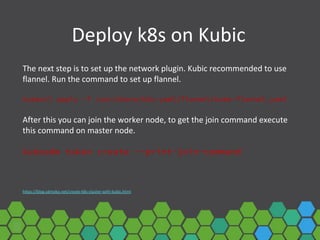 Deploy Prometheus - Grafana and EFK stack on Kubic k8s Clusters | PDF