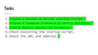 Deploy a compute instance with a remote startup script | PPTX