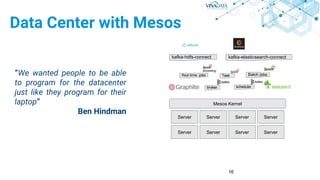 Deploy data analysis pipeline with mesos and docker | PPT