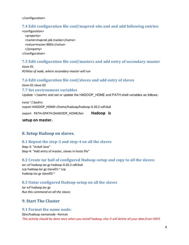 Deploy Hadoop Cluster Pdf 