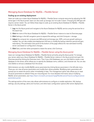 MySQL database migration guide to Azure | PDF