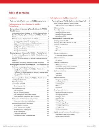MySQL database migration guide to Azure | PDF