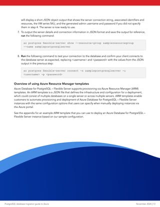PostgreSQL database migration guide to Azure | PDF